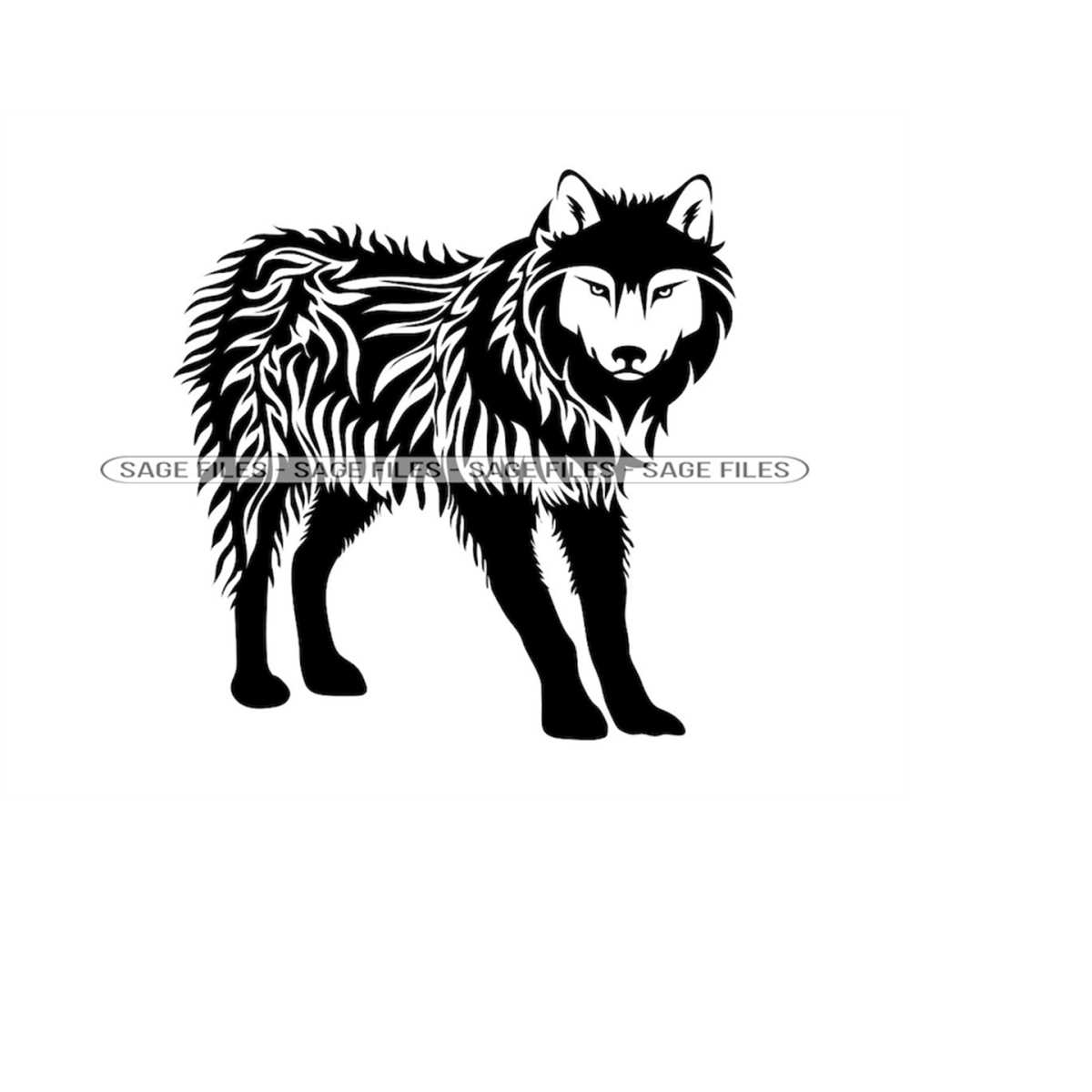 Wolf 9 SVG, Wolf SVG, Wolf Clipart, Wolf Files for Cricut, W - Inspire ...