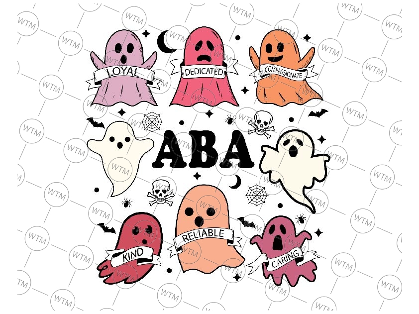 Applied Behavior Analysis ABA Halloween Svg, Spooky Cute Gho | Inspire ...