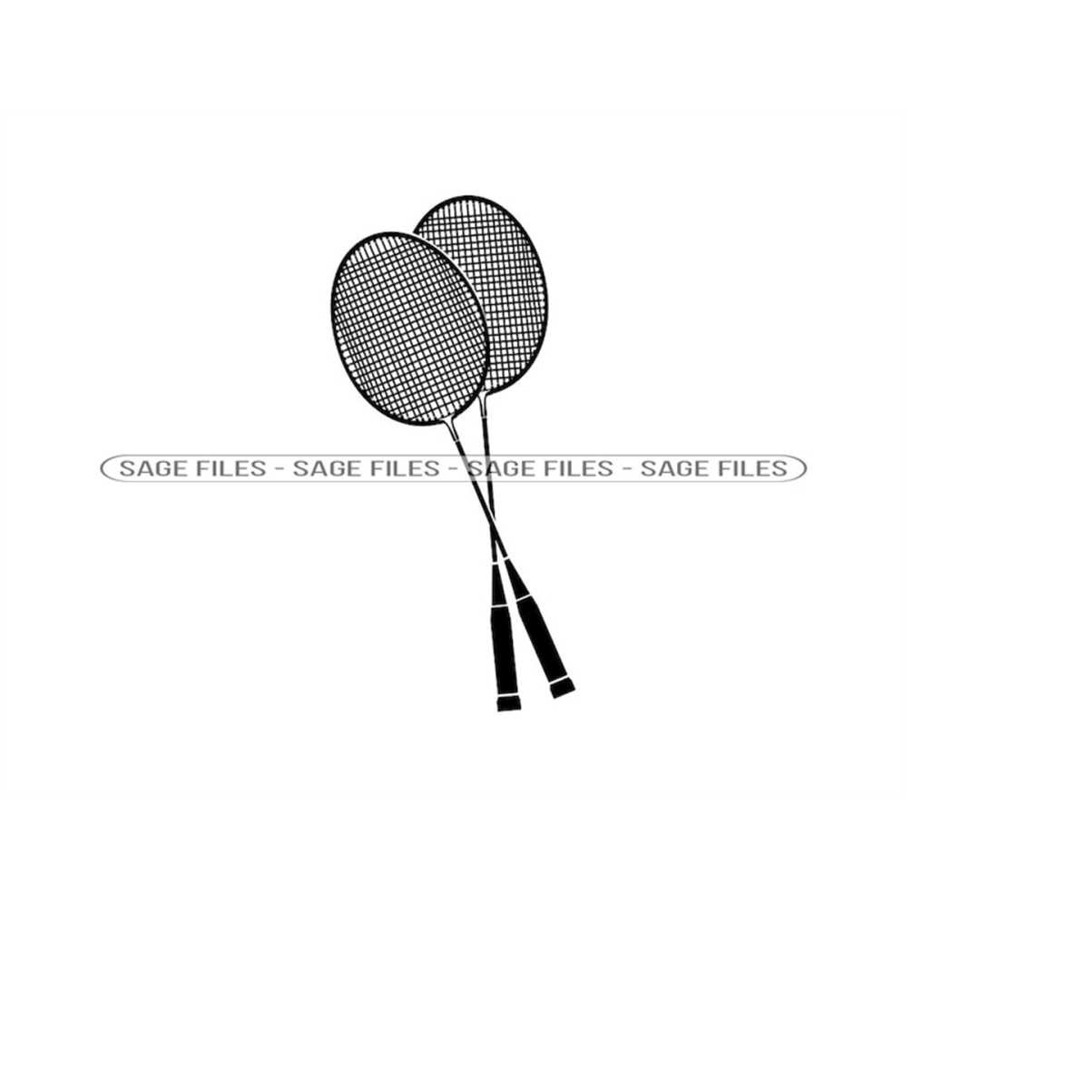 Badminton 4 Svg, Badminton SVG, Badminton Clipart, Badminton - Inspire ...