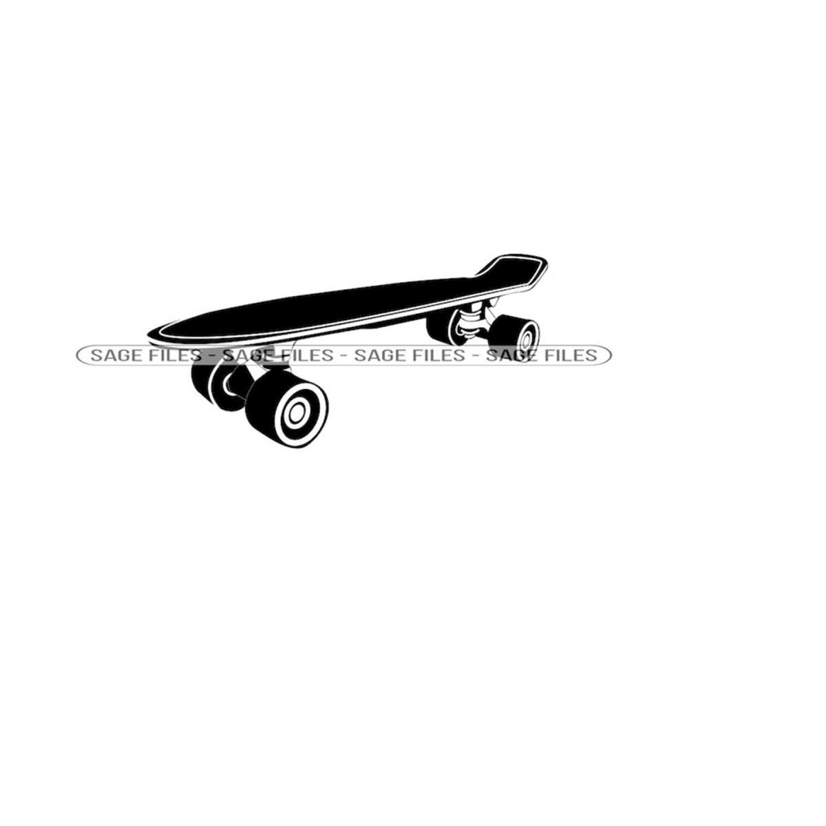 Skateboard 4 SVG, Skateboarding Svg, Skateboard Clipart, Ska | Inspire ...