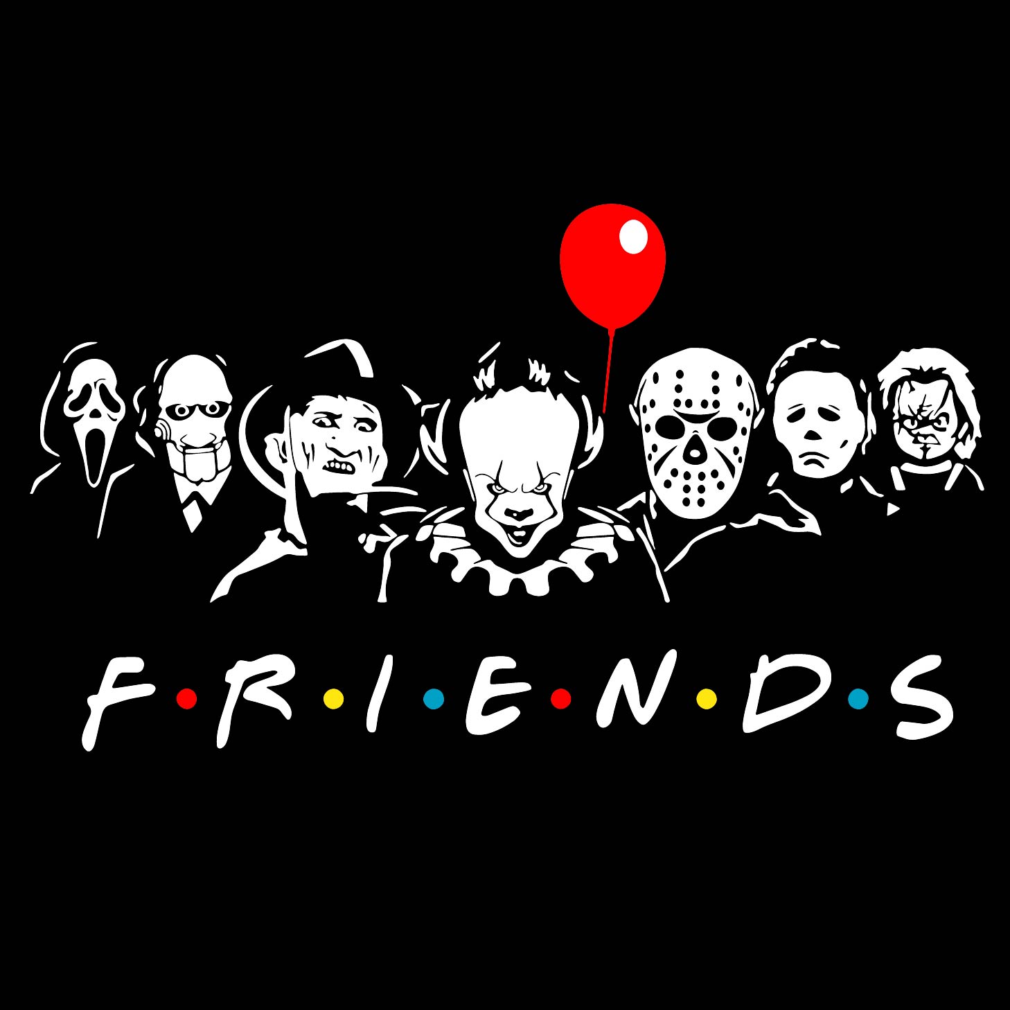 Horror Friends Png, Halloween friends Png, Horror Characters | Inspire Uplift