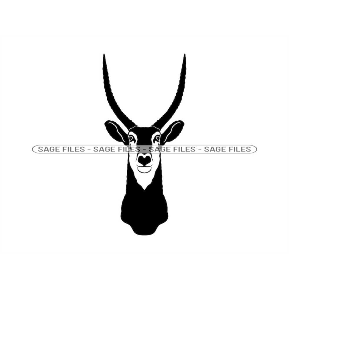 Waterbuck Head SVG, Waterbuck Mascot Svg, Waterbuck Svg, Wat | Inspire ...