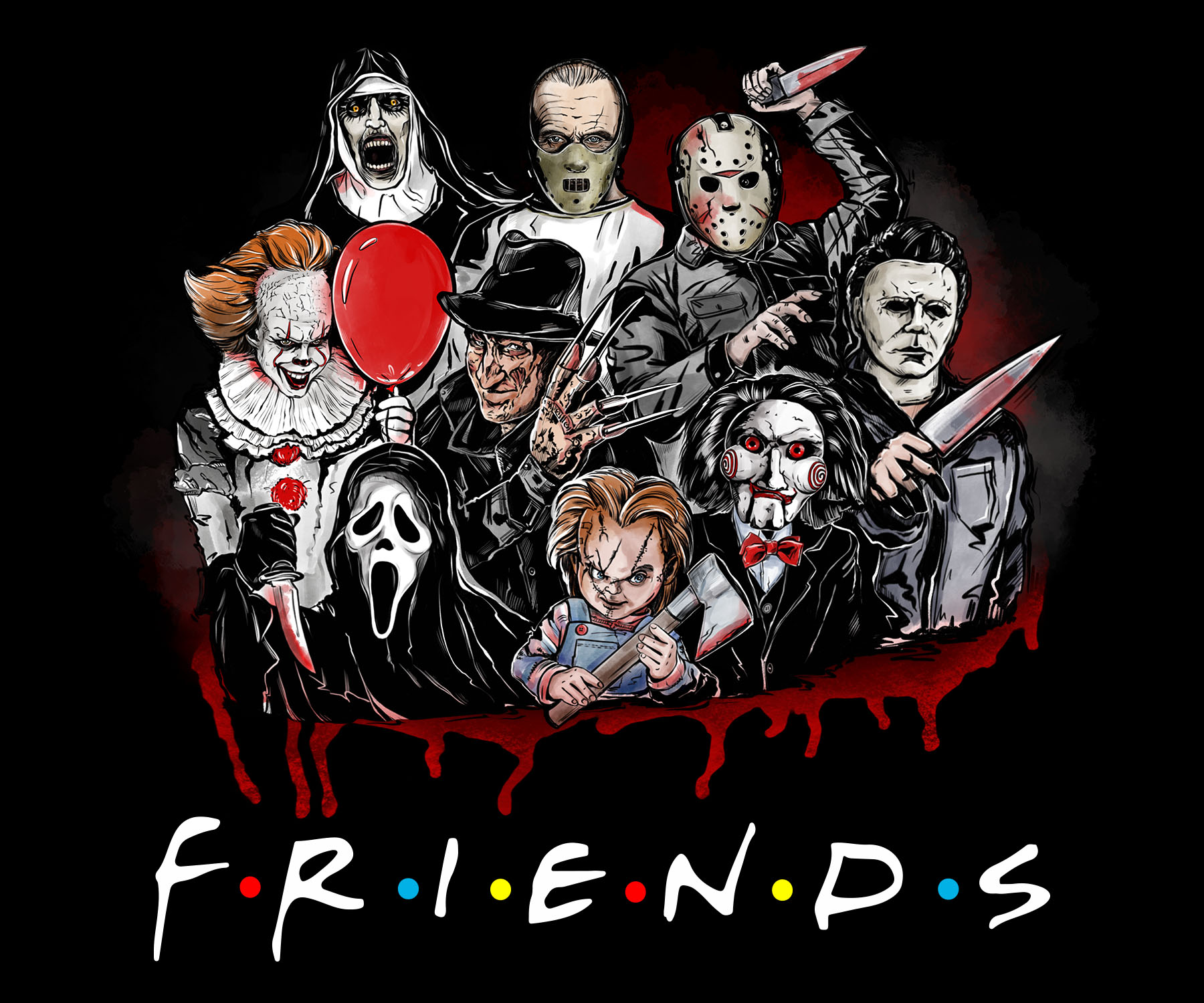 Horror Friends Png, Halloween friends Png, Horror Characters | Inspire ...