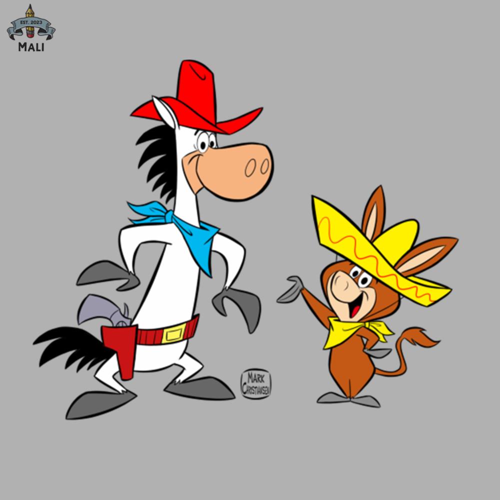Quick Draw McGraw and Baba Looey in Color Sublimation PNG Do | Inspire Uplift