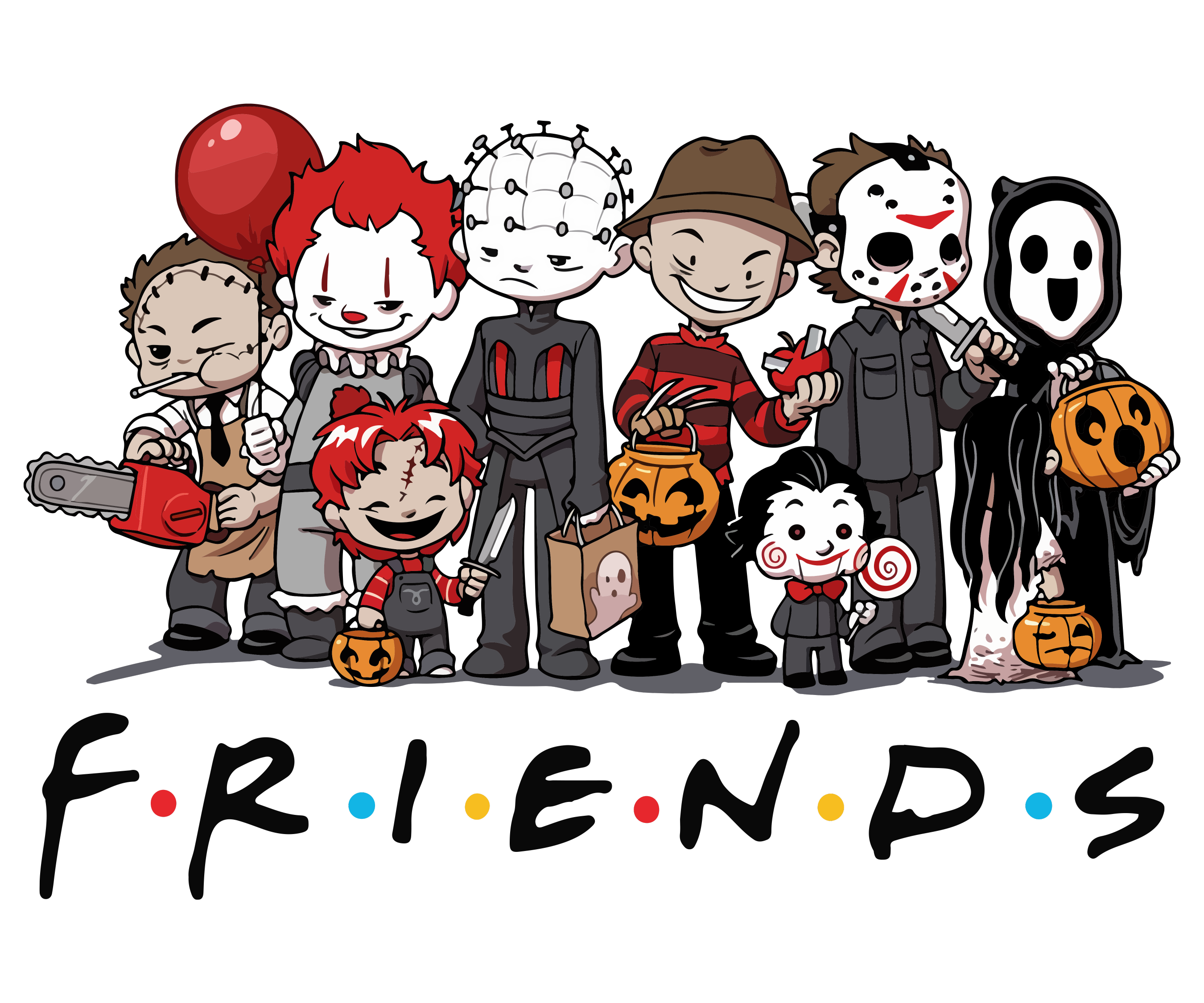 Horror Friends Png, Halloween friends Png, Horror Characters - Inspire ...