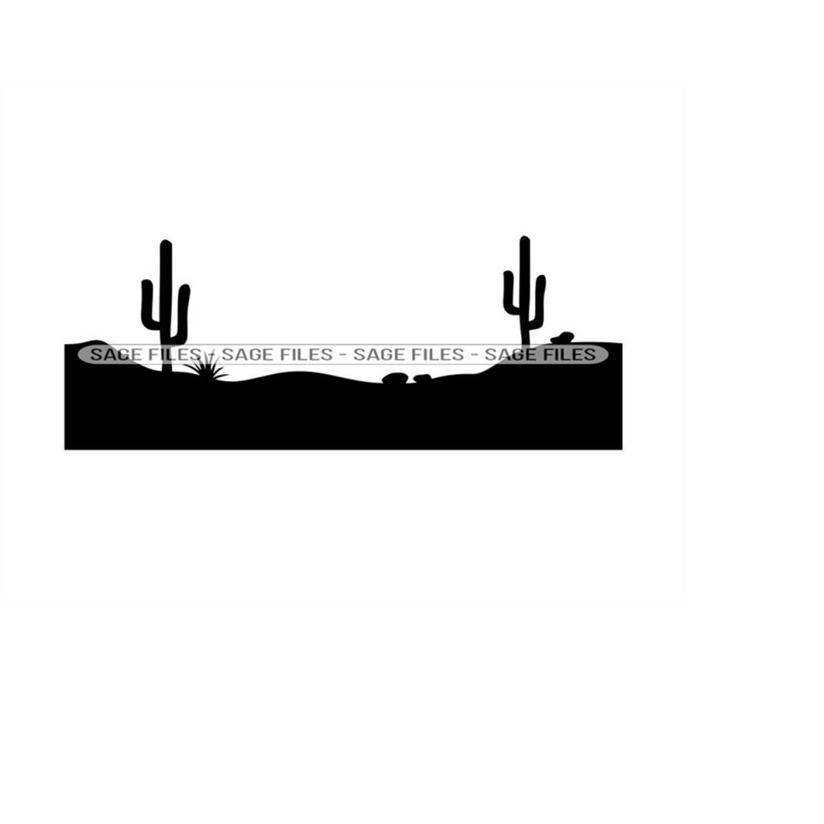 Desert Landscape SVG, Mojave Desert Svg, Western Svg, Arizon | Inspire ...