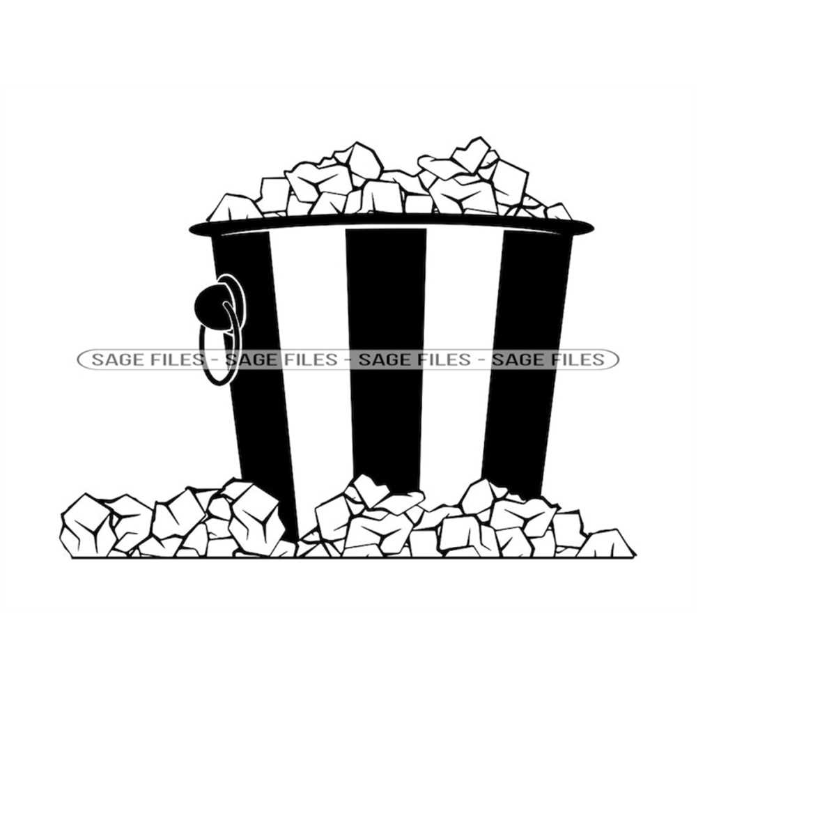 Ice Bucket SVG, Ice Cubes SVG, Ice SVG, Ice Clipart, Ice Fil - Inspire ...