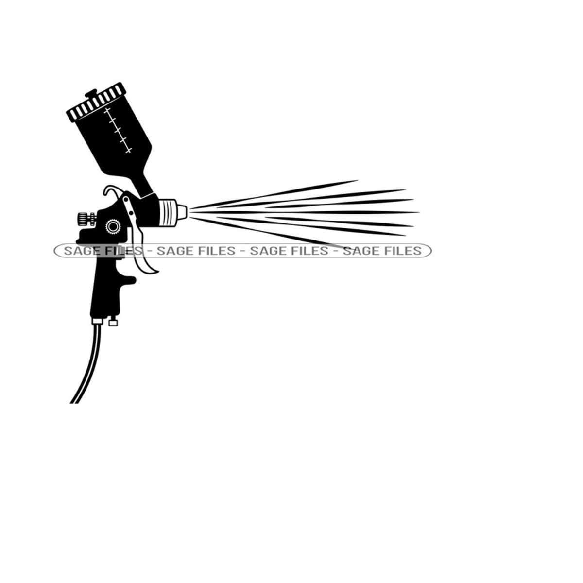 Paint Spray Gun 2 SVG, Paint Svg, Painting Svg, Paint Spray | Inspire ...