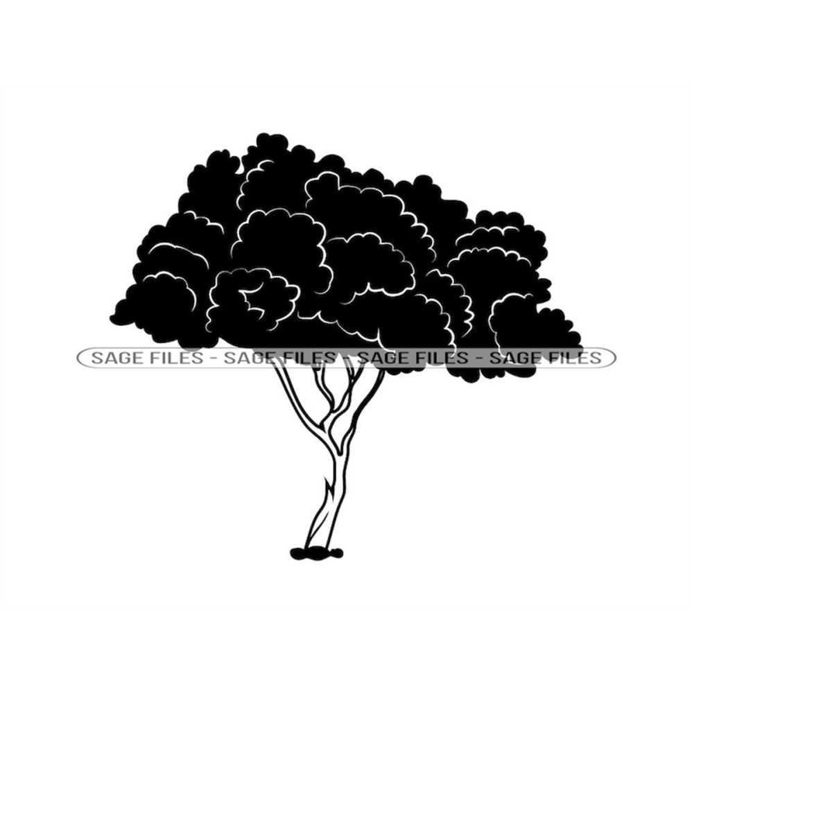 Simple Tree SVG, Tree Svg, Tree Clipart, Tree Files for Cric - Inspire ...