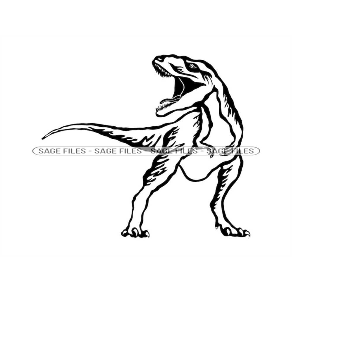 T-Rex 4 SVG, T-Rex SVG, Trex SVG, Dinosaur Svg, T-Rex Clipar | Inspire ...