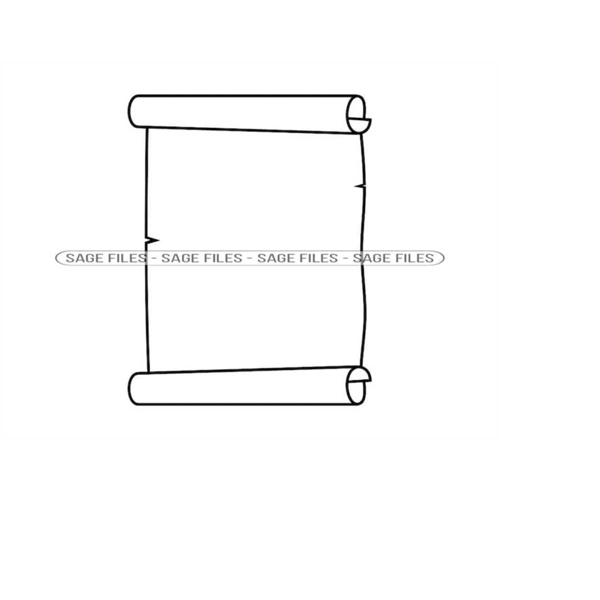 Scroll 4 SVG, Scroll Svg, Parchment SVG, Paper Svg, Scroll C - Inspire ...