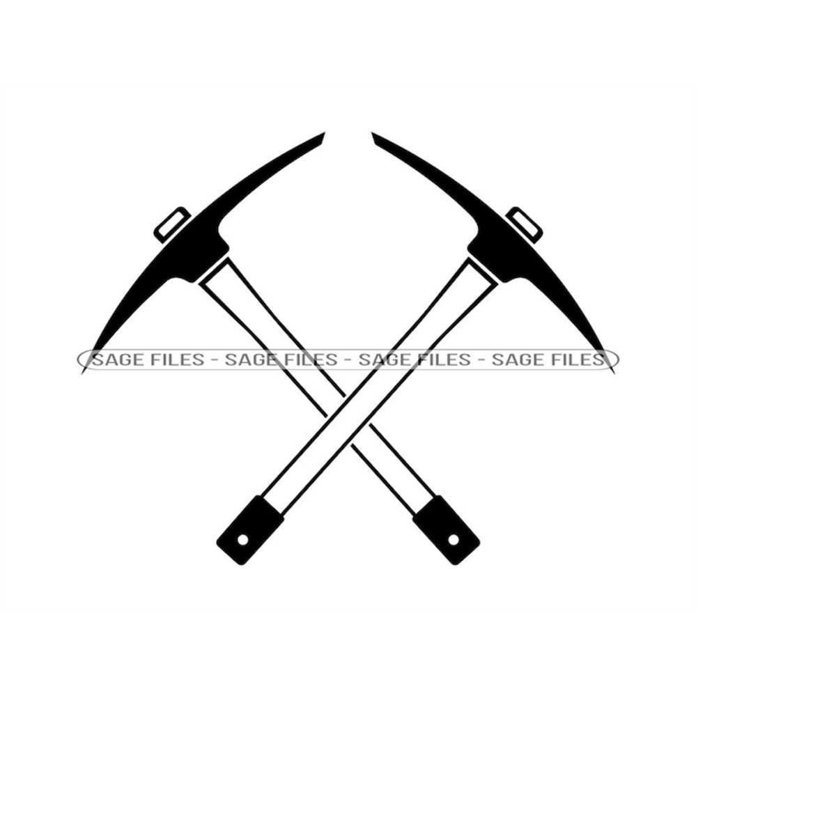 Mining Logo 3 SVG, Mining Svg, Pickaxe Svg, Mining Clipart, - Inspire ...