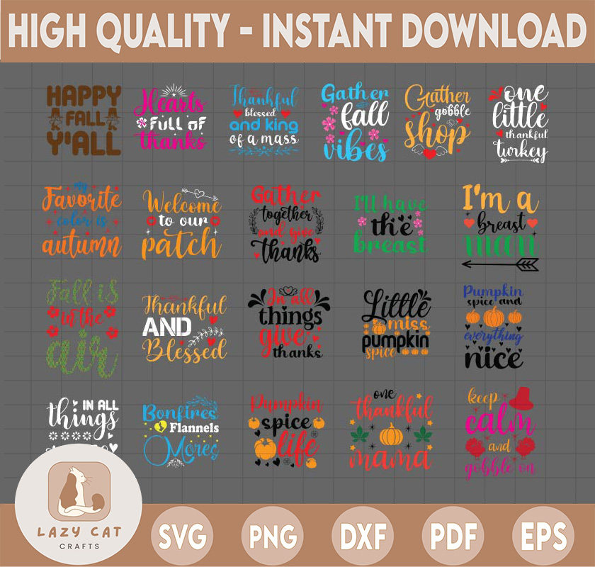 Fall SVG, Fall SVG Bundle, Autumn Svg, Thanksgiving Svg, Fal - Inspire ...