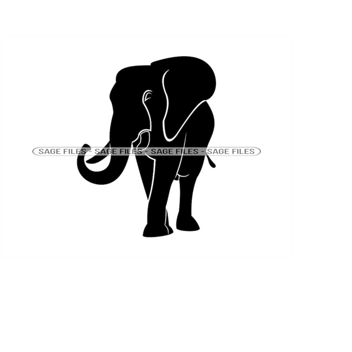Elephant 4 SVG, Elephant SVG, Elephant Clipart, Elephant Cut - Inspire ...