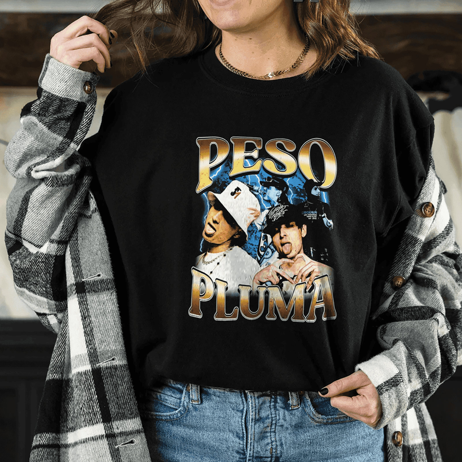 Doble P Tour Sweatshirt Peso Pluma Unisex G nesis Hoodie Efe | Inspire Uplift
