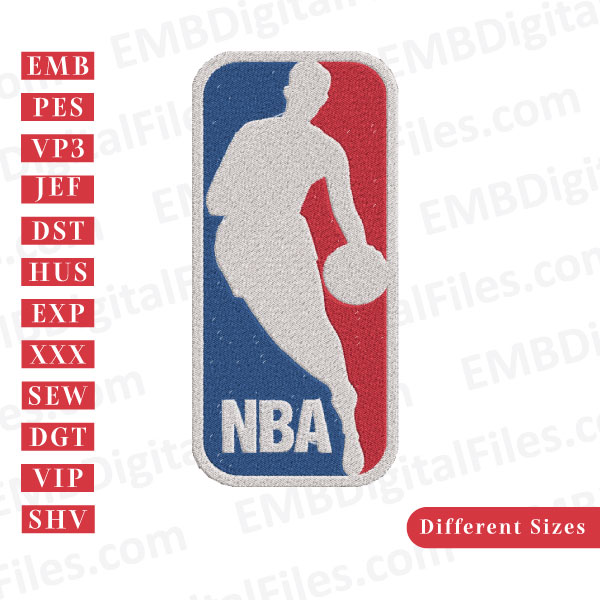NBA League logo embroidery file | Inspire Uplift