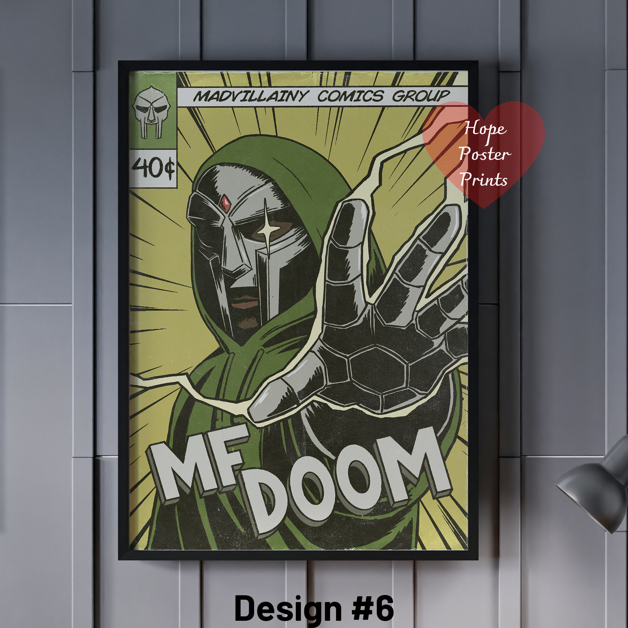 MF Doom Poster, MF Doom Mm Food and Madvillainy Album, Mf Do | Inspire Uplift
