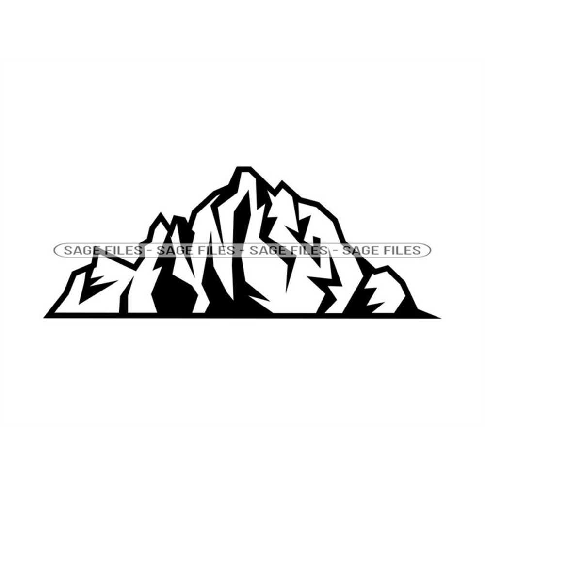 Mountain 4 SVG, Mountain SVG, Mountains Svg, Mountain Clipar - Inspire ...