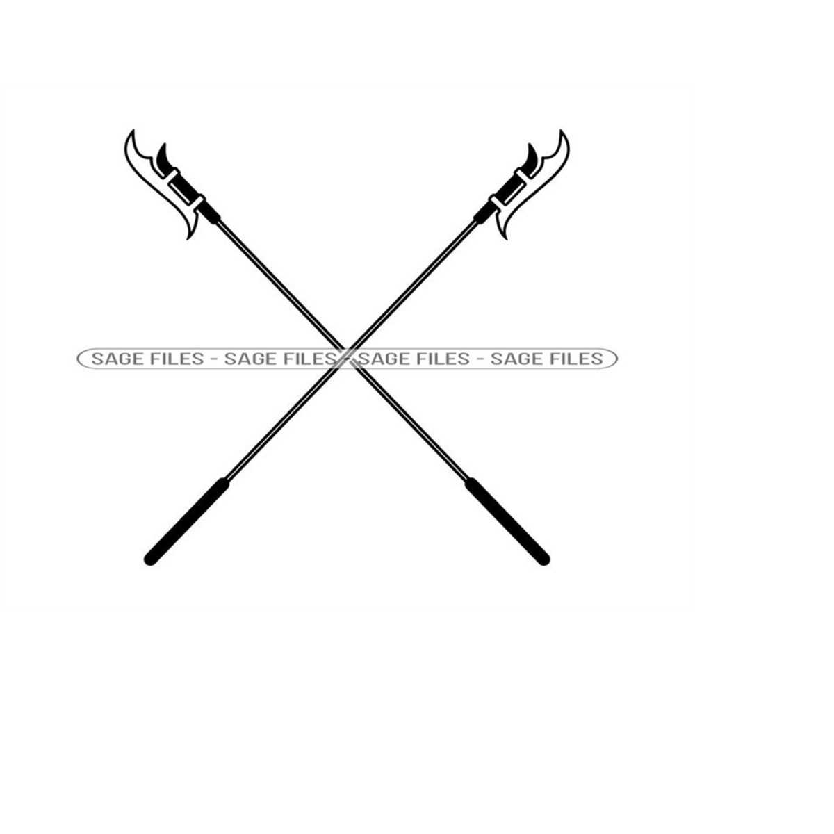 Halberd Logo SVG, Halberd SVG, Arms SVG, Medieval Weapon Svg - Inspire ...