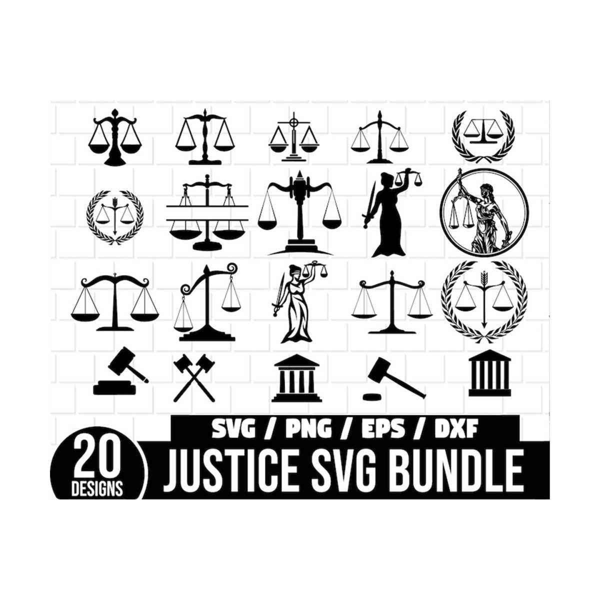 Justice SVG Bundle, Scale Of Justice SVG, Law Svg, Lady Just | Inspire ...