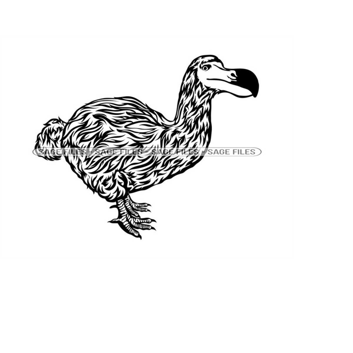 Dodo 2 SVG, Dodo SVG, Bird Svg, Dodo Clipart, Dodo Files for - Inspire ...
