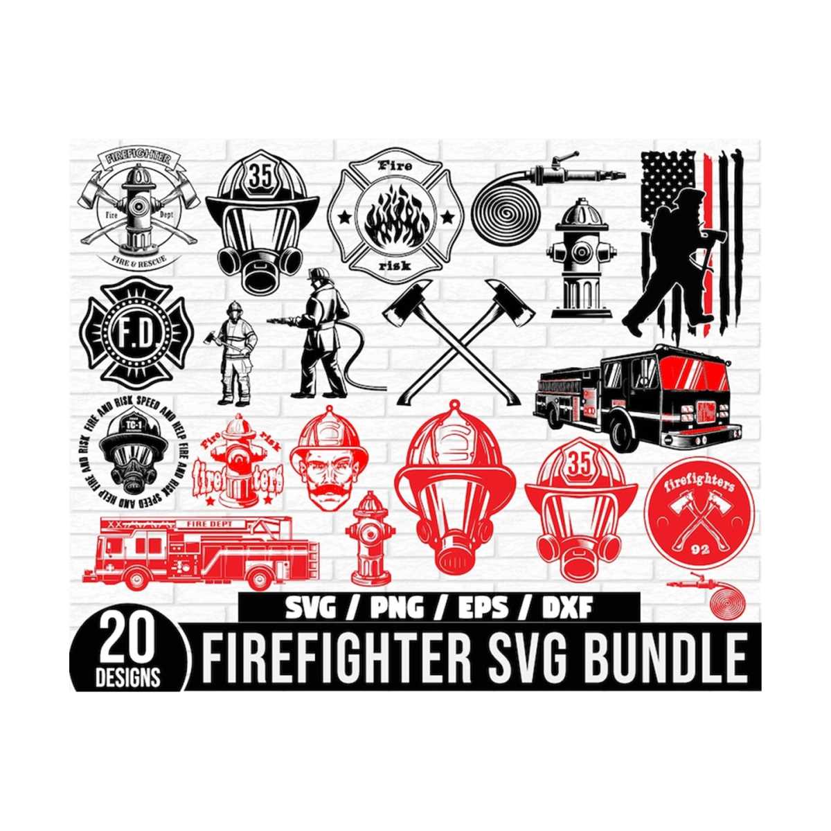 Firefighter svg Bundle, firefighter svg, Dad firefighter svg | Inspire ...