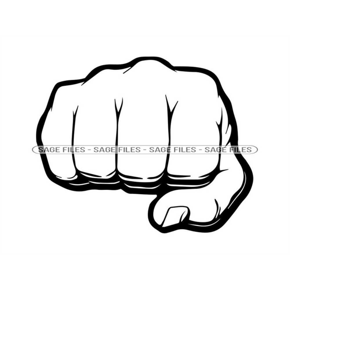 Fist 2 Svg, Fist Svg, Hand Svg, Fist Clipart, Fist Files for - Inspire ...