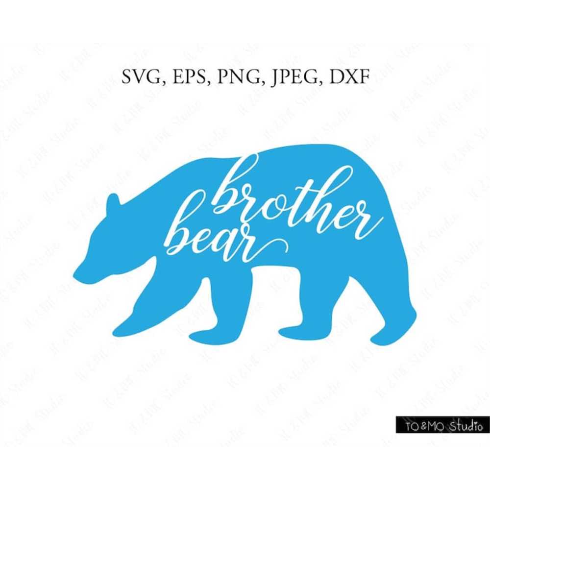 Brother Bear Svg, Bear Svg, Country Svg, Mama Bear Clip Art, | Inspire ...