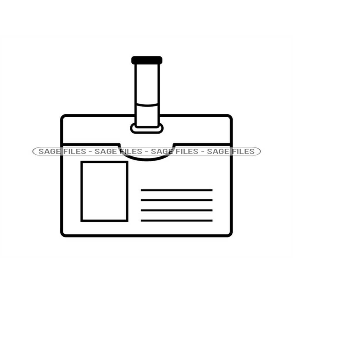 ID 4 Svg, ID Svg, ID Card Svg, Lanyard Svg, Id Clipart, Id F - Inspire ...