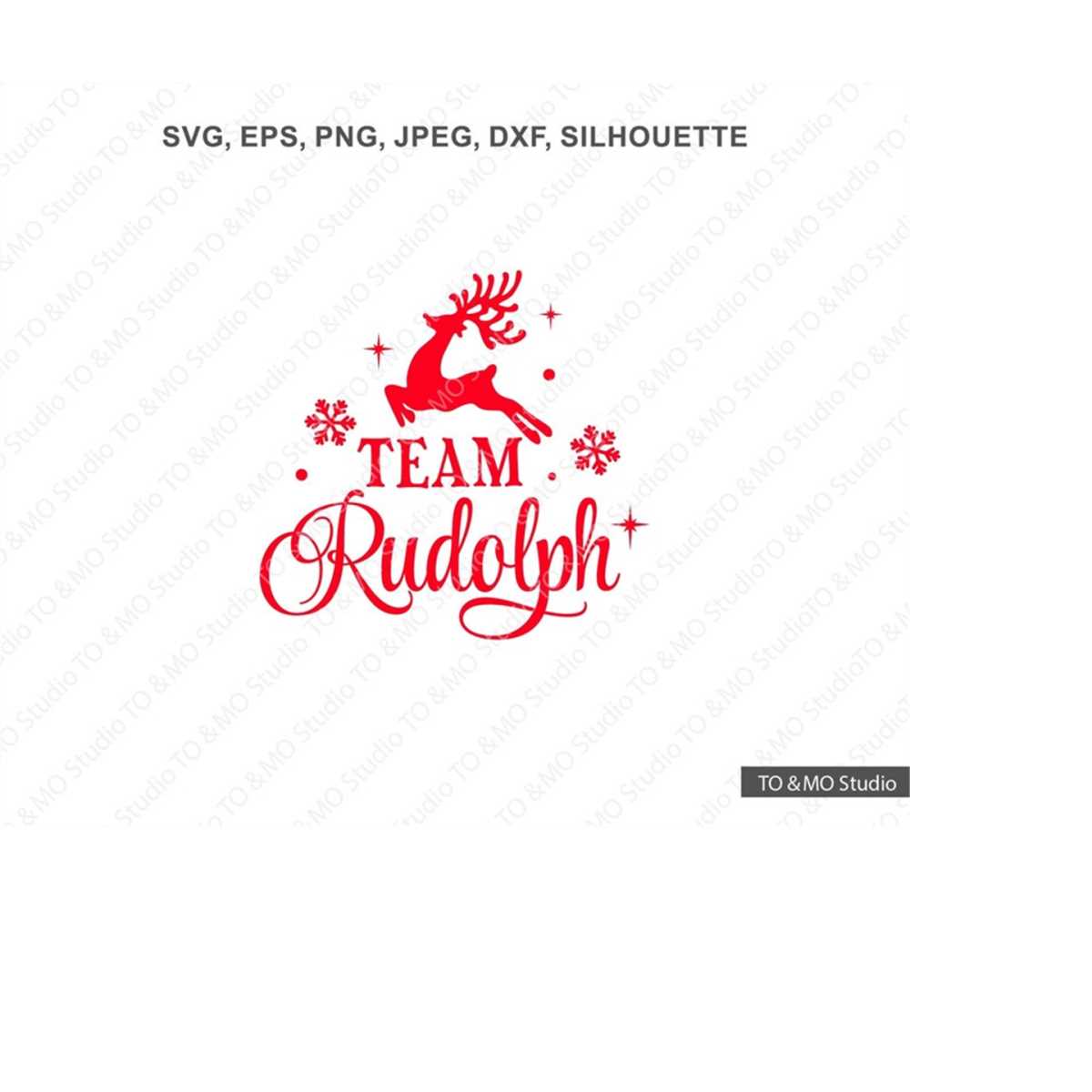 Reindeer SVG, Christmas SVG, Rudolph Svg, Team Rudolph Svg, | Inspire ...