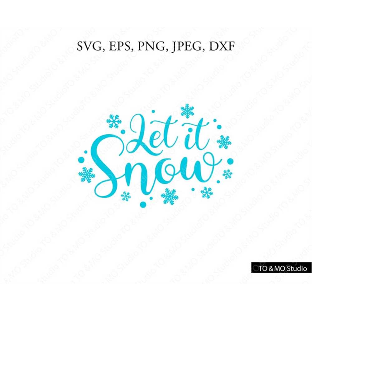 Let it snow SVG, Snowflake Svg, Christmas Snowflake svg, Chr | Inspire ...