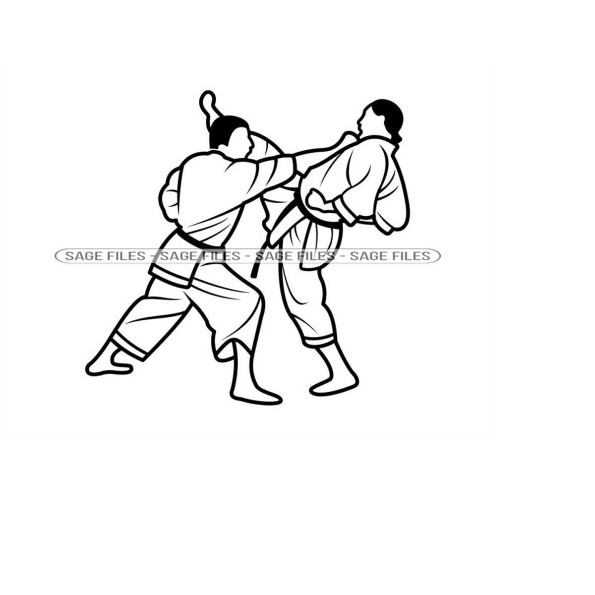 Karate SVG, Martial Arts Svg, Karate Clipart, Karate Files f - Inspire ...