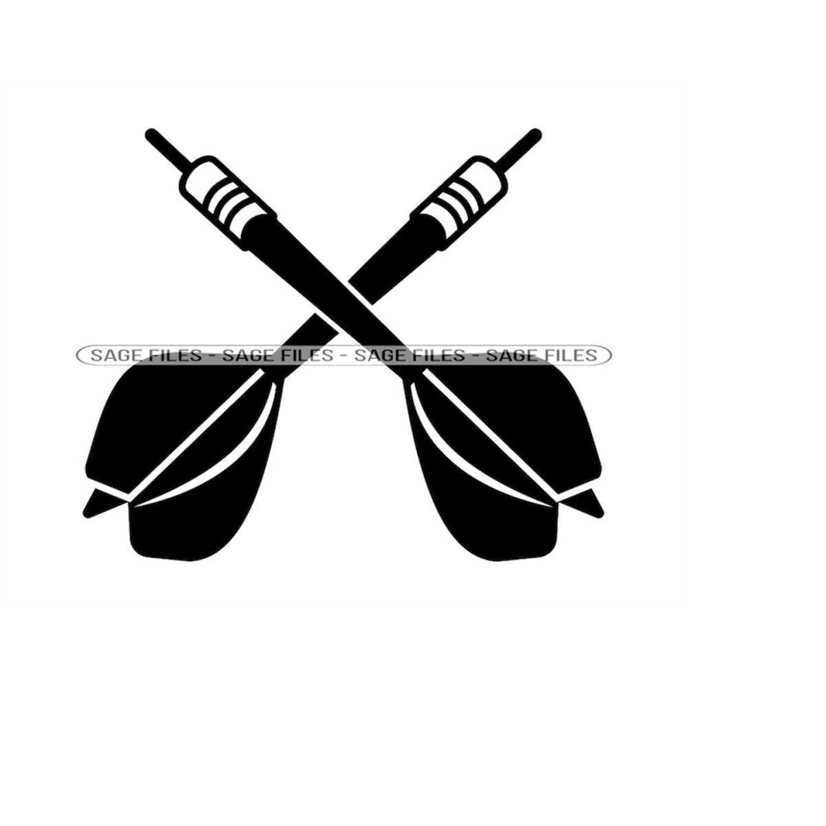 Darts Logo 4 SVG, Darts Svg, Dart Svg, Darts Clipart, Darts - Inspire ...