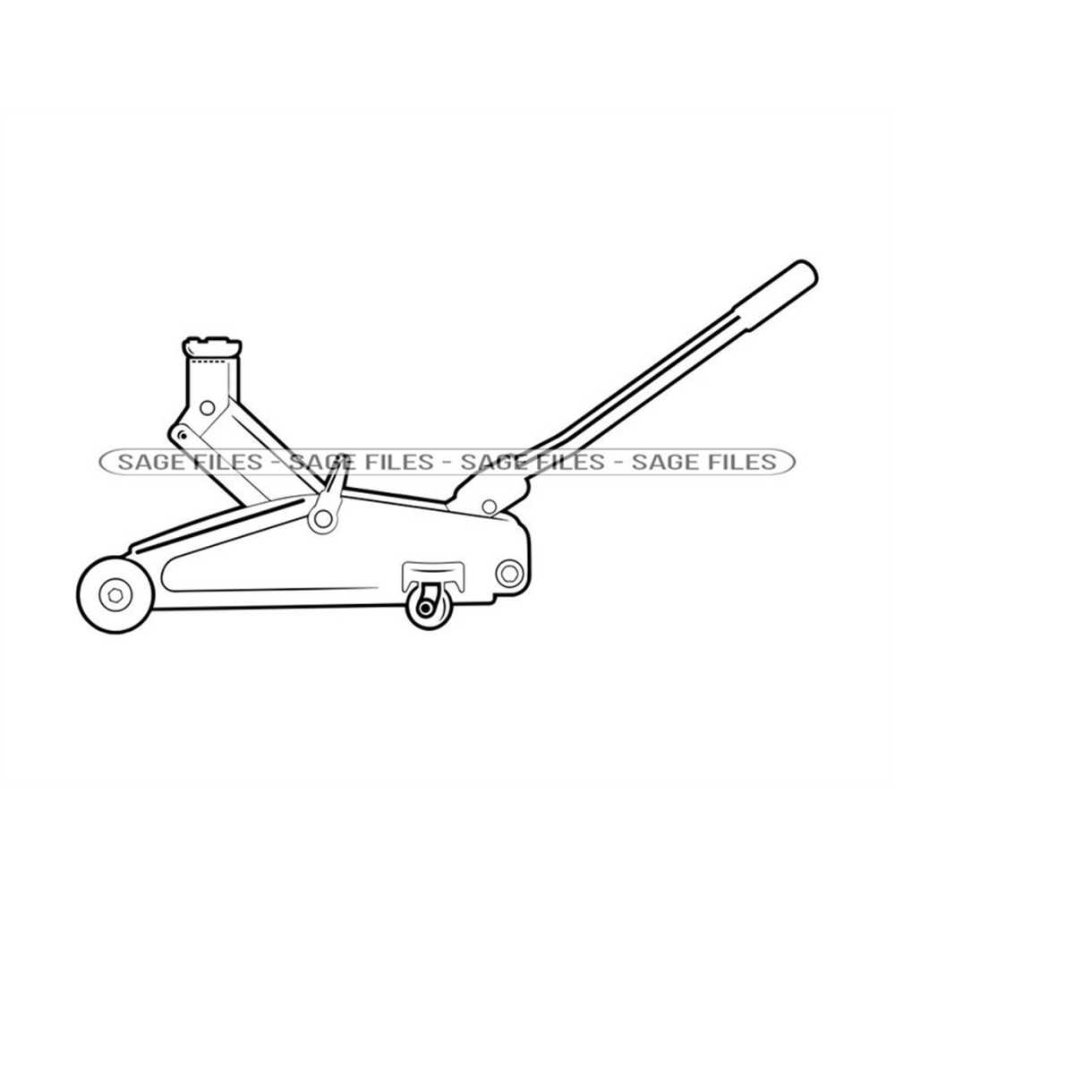 Car Lift Jack Outline SVG, Car Lift Jack SVG, Car Mechanic S - Inspire ...