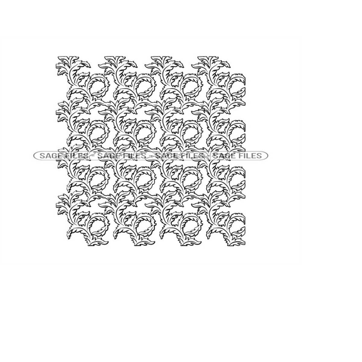 Decorative Pattern Outline 2 SVG, Decorative Svg, Decorative - Inspire ...