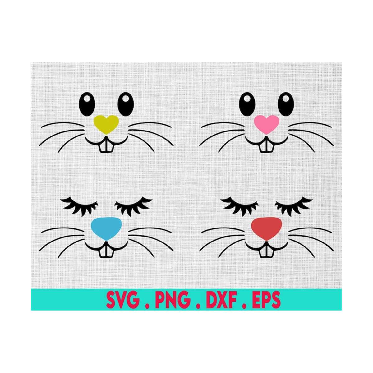 rabbit whiskers svg - Inspire Uplift