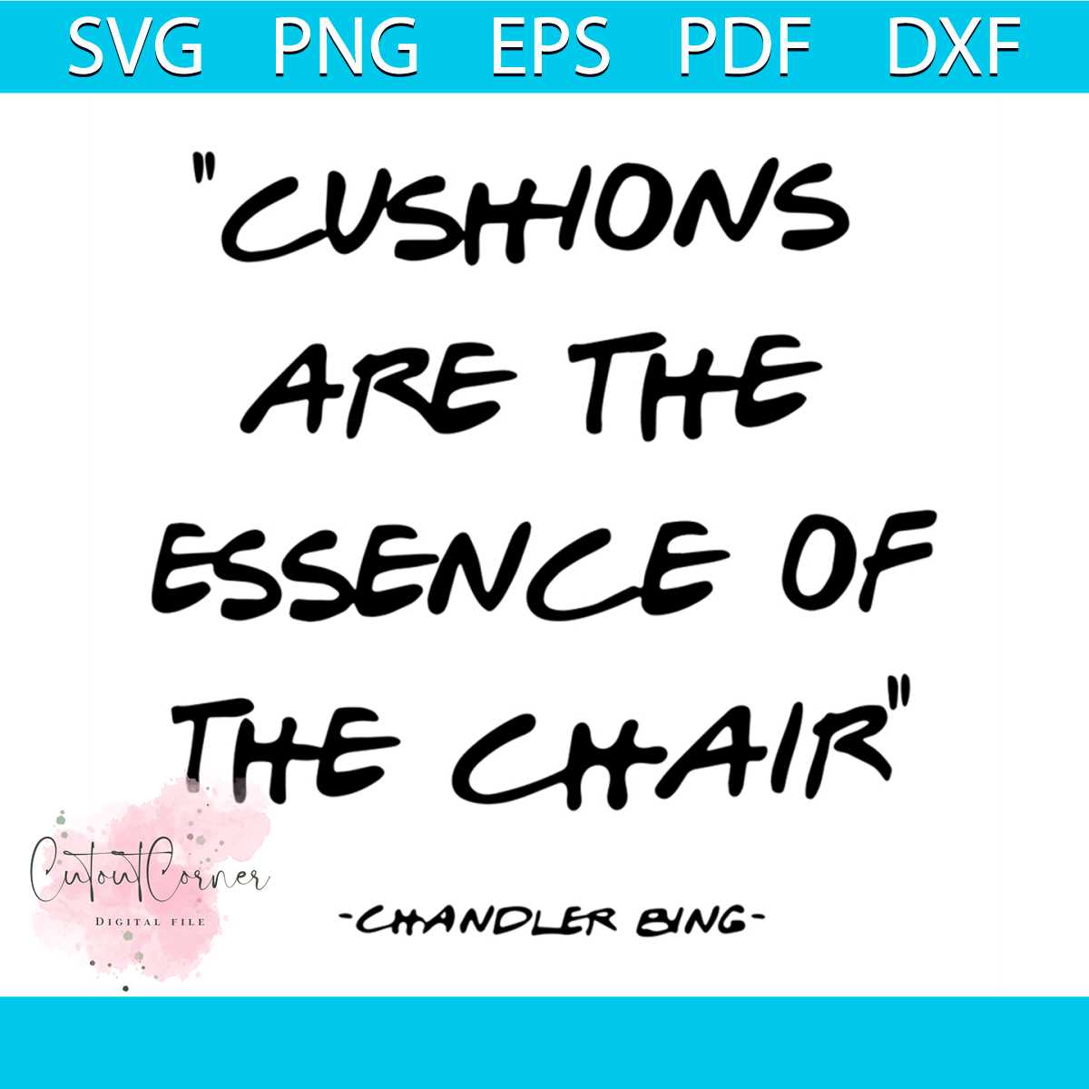 Cushions Are The Essence Of The Chair svg - Inspire Uplift