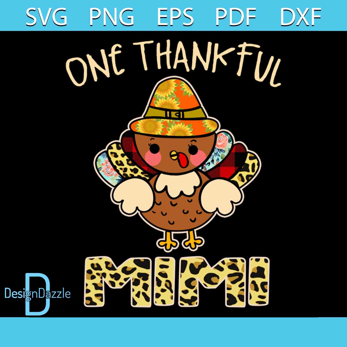 One Thankful Mimi Svg, Thanksgiving Svg, Mimi Svg, Chicken S | Inspire ...