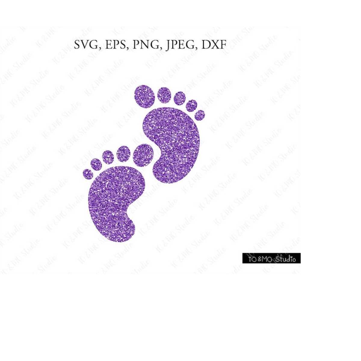 Baby Feet SVG, Little Baby Feet Print Svg, Baby Girl Svg, Gl | Inspire ...