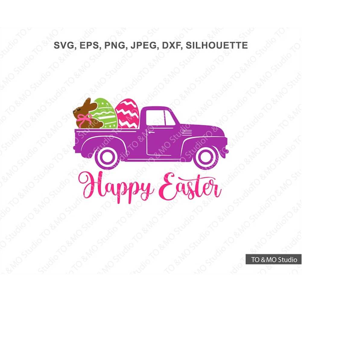 Easter SVG, Easter Egg SVG, Easter Truck Svg Easter Bunny Sv | Inspire ...