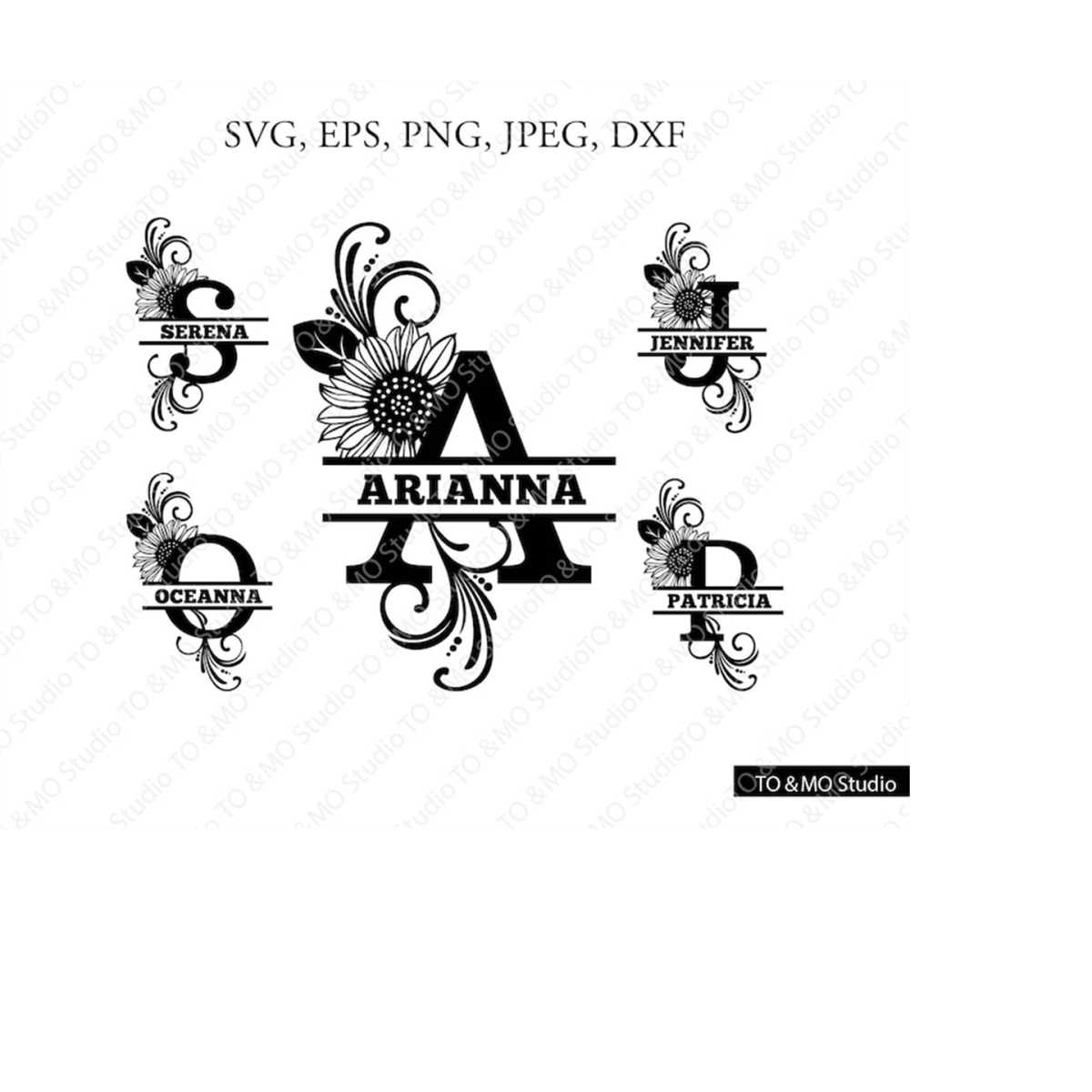 Monogram Svg, Monogram Alphabet Svg, Monogram Clipart, Flour | Inspire ...