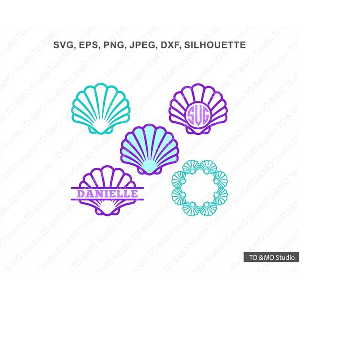 Shell SVG, Seashell Svg, Mermaid Shell Svg, Mermaid Clip Art | Inspire ...