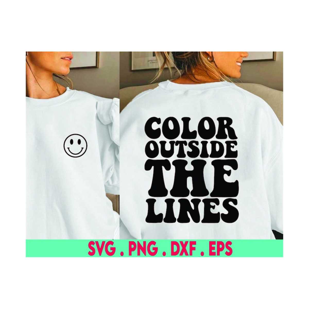 Color outside the lines SVG Cut File, creativity quote svg, | Inspire ...