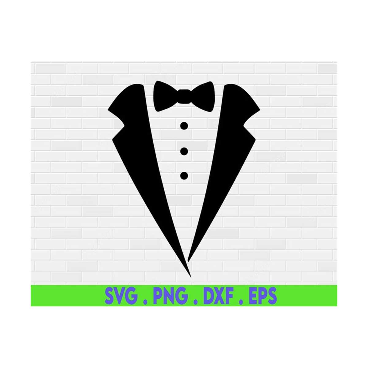 Tuxedo Svg, Tux Svg, File for Cricut Svg, Cameo Tuxedo Shirt - Inspire ...