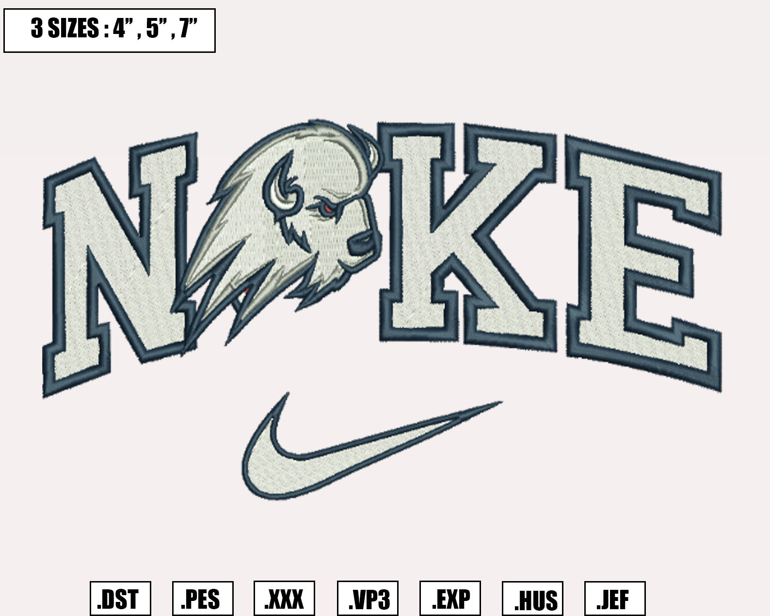 Nike x Utah Tech Trailblazers Embroidery Designs, Machine Em - Inspire Uplift