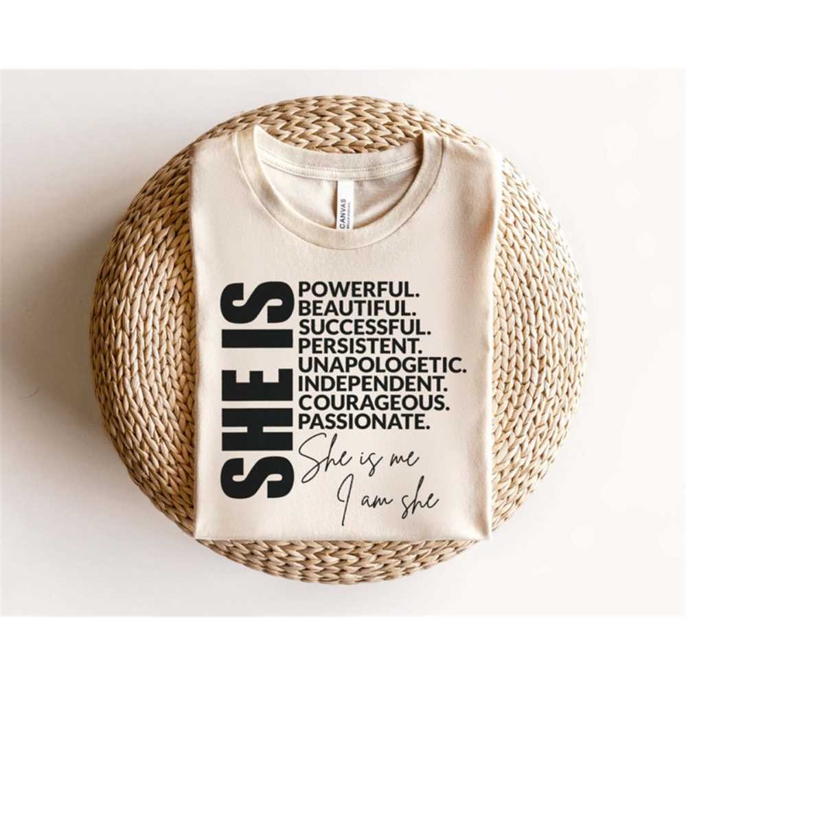 Woman Affirmation Svg, She Is Svg, Positive Svg, She Is Crea | Inspire ...