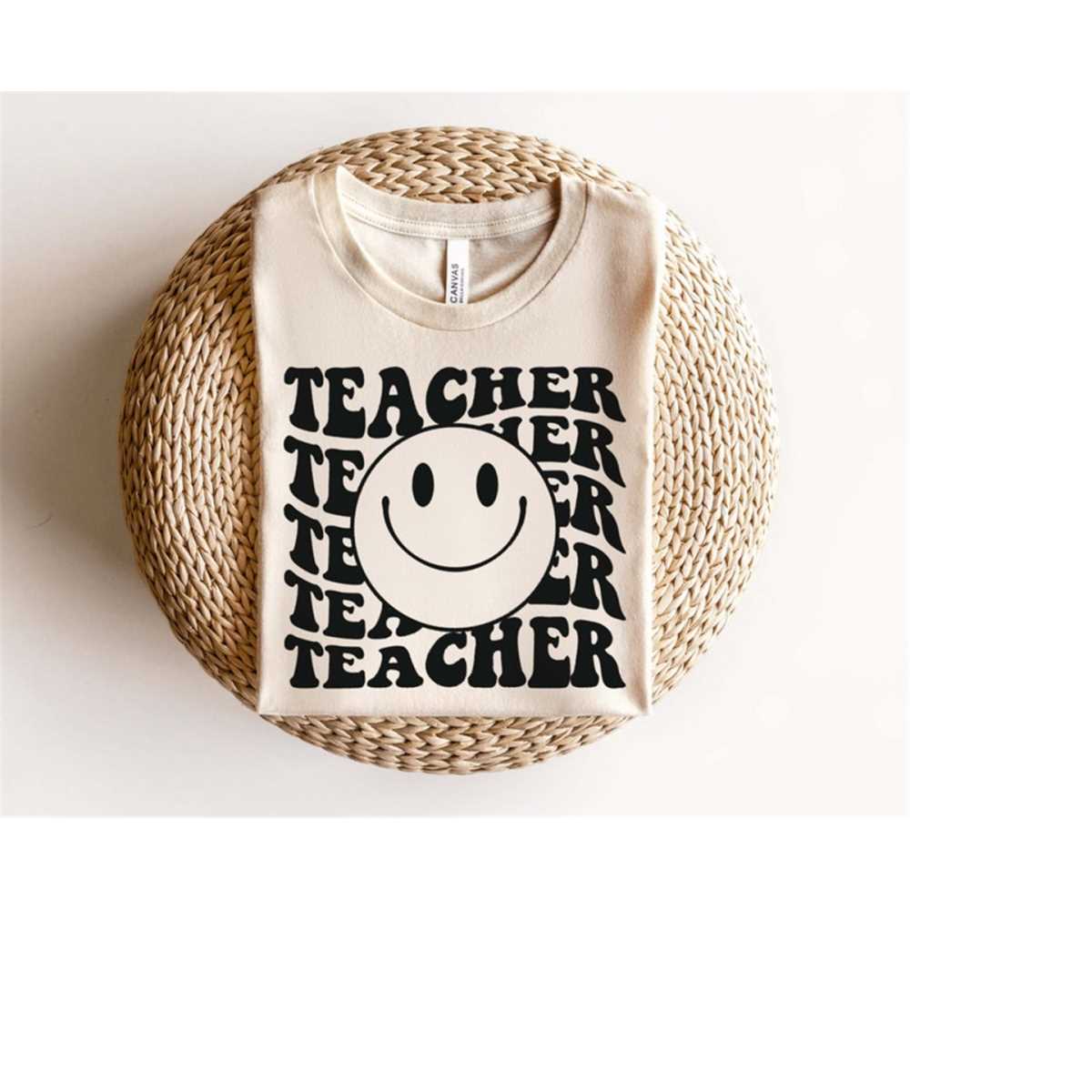 Teacher Smiley Svg, Best Teacher Svg, Teach Svg, Smiley Face | Inspire ...