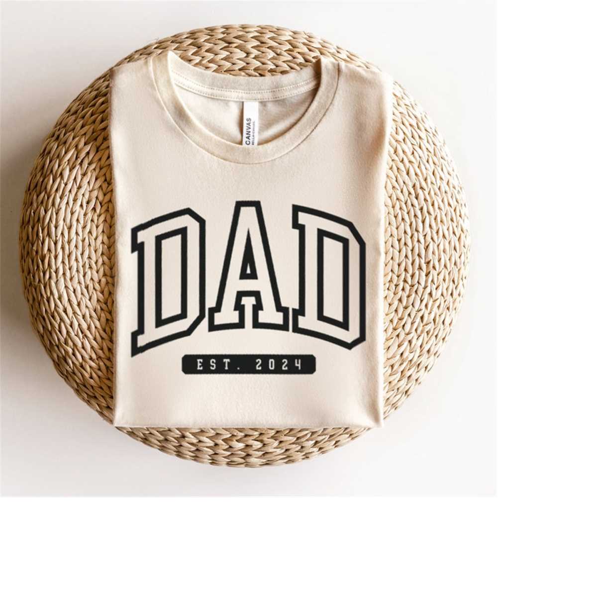 Dad Est 2024 Svg, Baby Announcement Svg, Promoted To Daddy S | Inspire ...