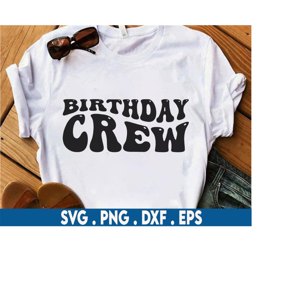 Birthday Crew SVG, Birthday Svg, Birthday Shirt Svg, Birthda | Inspire ...