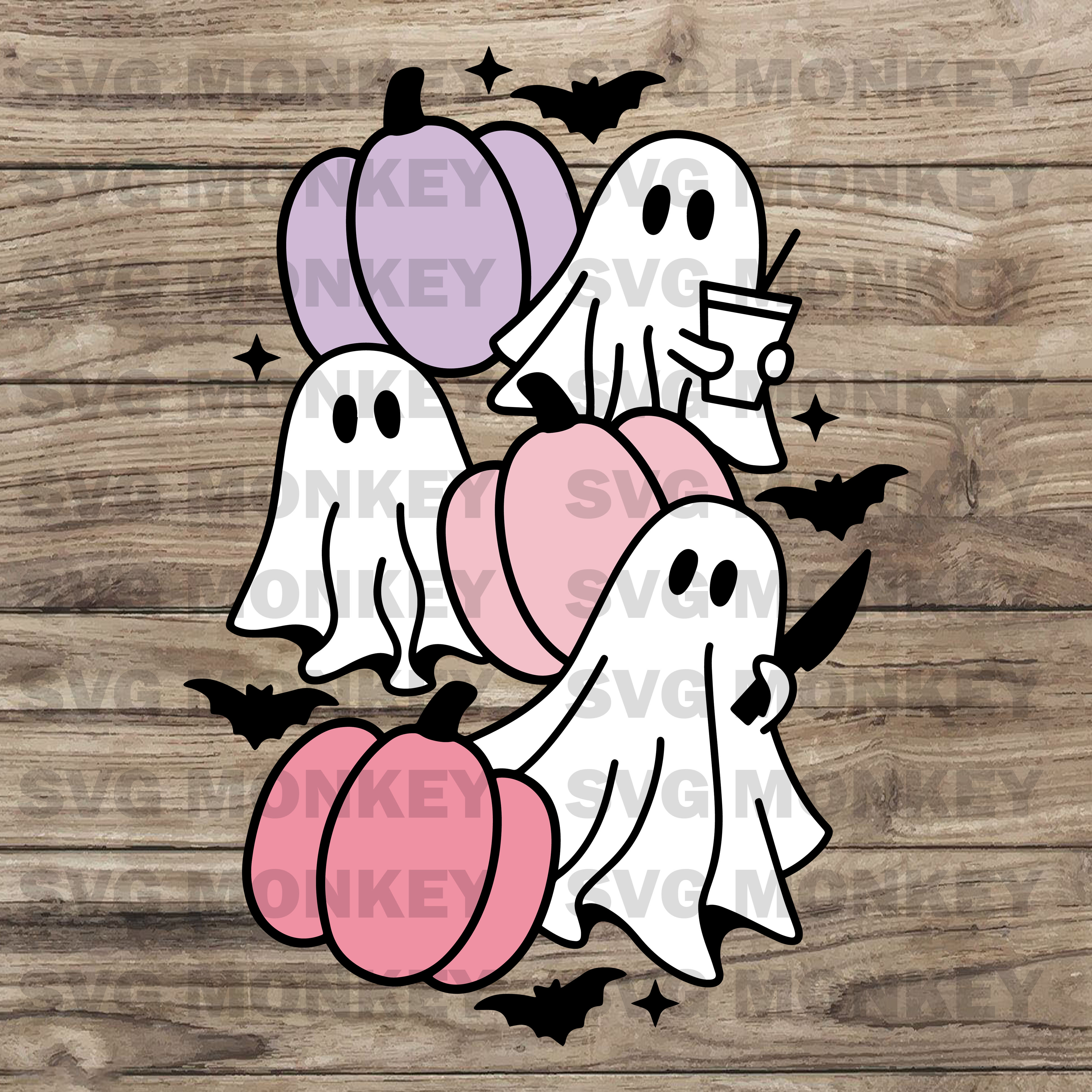 Cute Ghost SVG, Halloween Ghost SVG, png, Halloween Pumpkin | Inspire ...